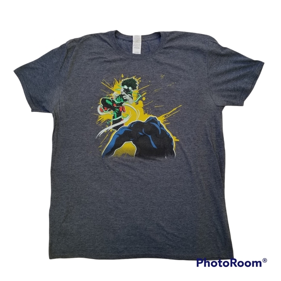 Gildan | Shirts | Mens Anime My Hero Academia Deku Gray Shirt Size ...